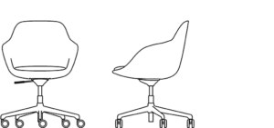 Chantal Swivel - Bernhardt Design
