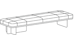 Elevation Bench - Bernhardt Design