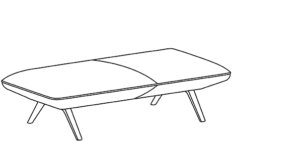 Luca Bench - Bernhardt Design