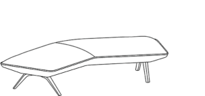 Luca Bench - Bernhardt Design