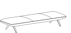 Luca Bench - Bernhardt Design