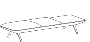 Luca Bench - Bernhardt Design