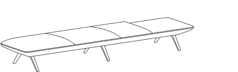 Luca Bench - Bernhardt Design