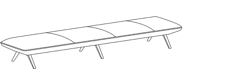 Luca Bench - Bernhardt Design